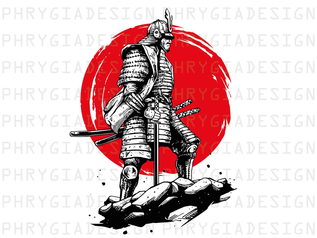 Samurai Warrior Svg Png , Japanese Samurai , Warrior Design , Samurai ...