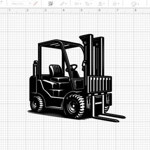 Forklift Svg , Fork Lift Svg , Industrial Truck Svg , Forklift Clipart ...