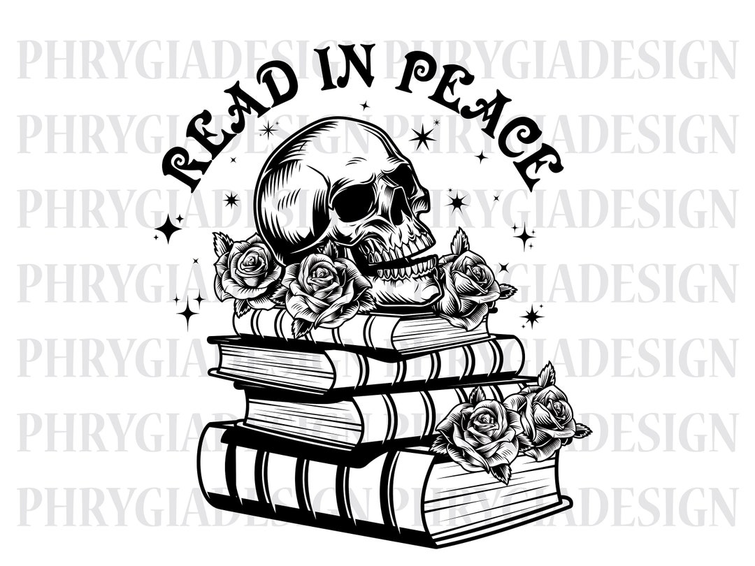 Floral Book Svg , Skull Svg , Books Svg , Mystical Svg , Reading Svg ...