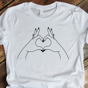 Heart Hands Svg , Love Hands Svg , Heart Sign Svg , Valentines Svg ...