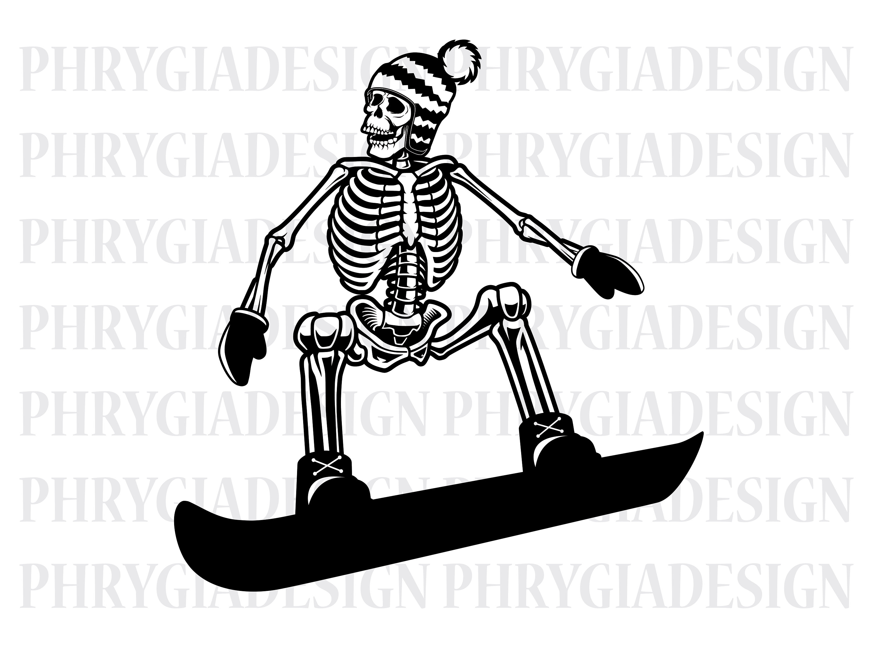 Snowboard Svg , Skeleton Snowboarding Svg , Snowboarding Png ...