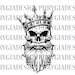 King Skull Svg , Skull Svg , Skull King Svg , King Skull Clipart ...
