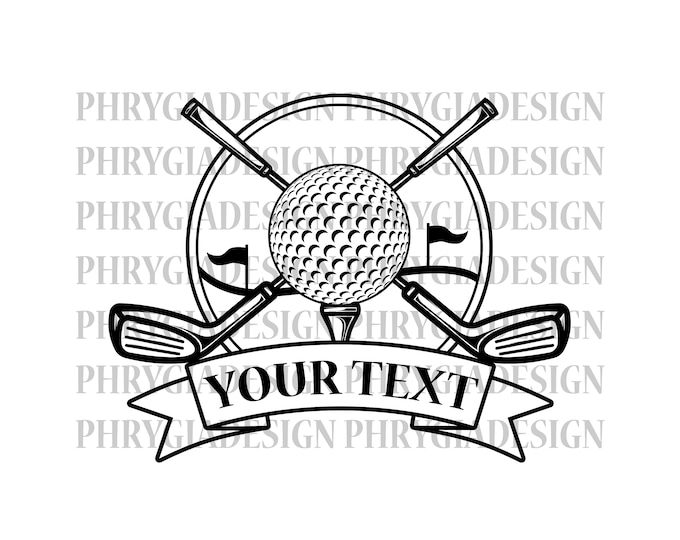 Golf Green SVG, Putting Green Cut File, Layered Golf SVG, Golf Ball ...