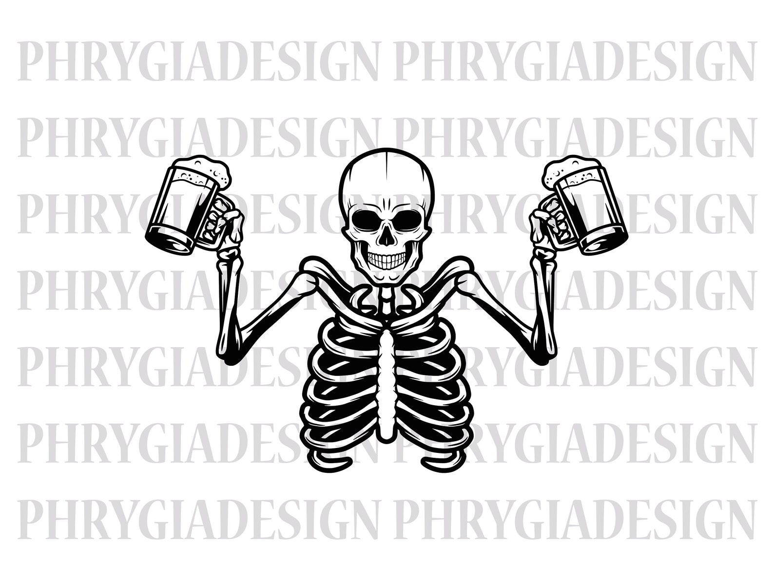 Skeleton Beer Svg Beer Svg Skeleton Drinking Beer Svg - Etsy