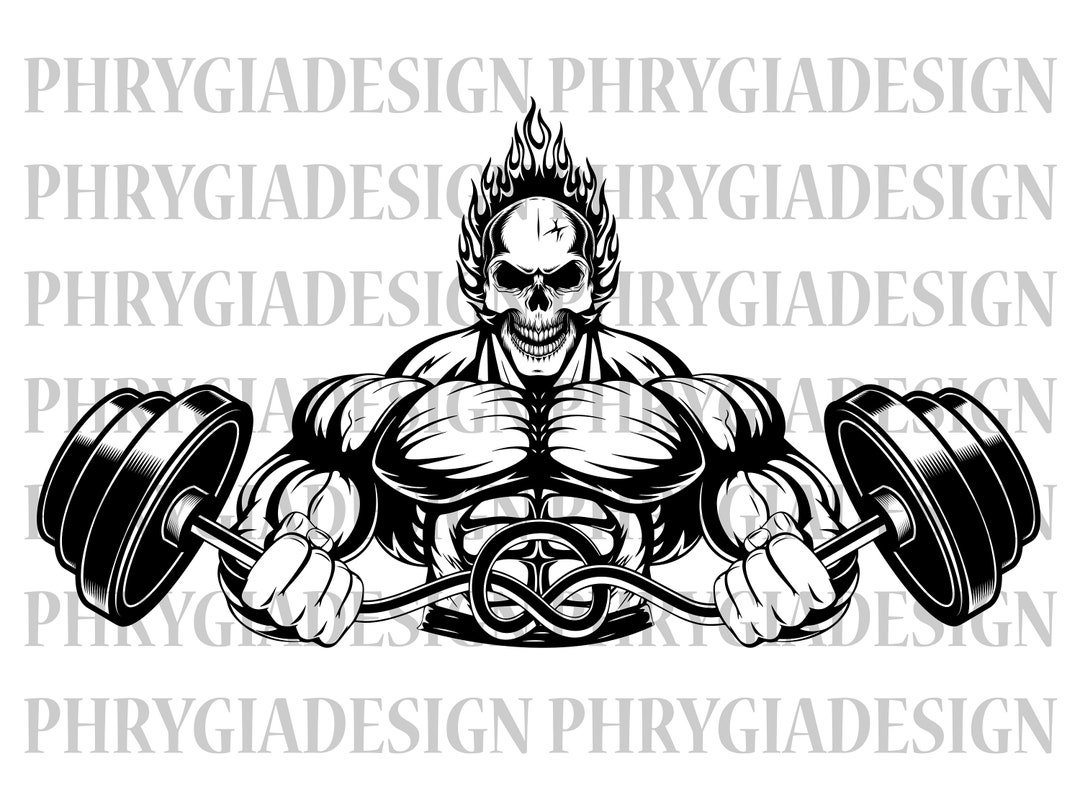 Skeleton Bodybuilder Svg Png Body Builder Svg Bodybuilding - Etsy Australia