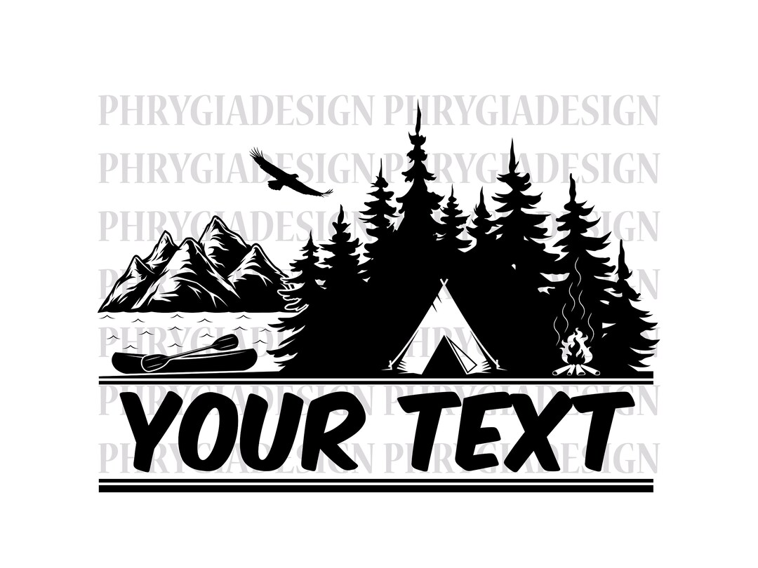 Camper Svg , Camping Svg , Camp Life Svg , Pine Trees Svg , Camper ...