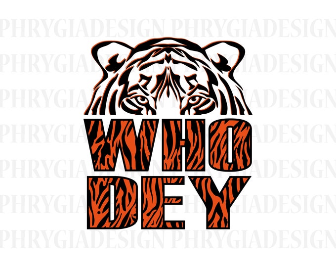 Bengals SVG, Who Dey SVG, Football SVG - Etsy