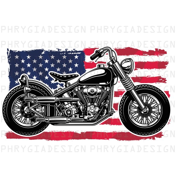 Motorcycle Chopper Png - Etsy