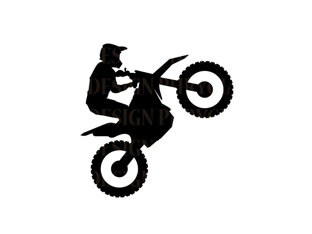 Motocross Rider Svg , Racing Svg , Motorcycle Svg , Dirt Bike Svg ...