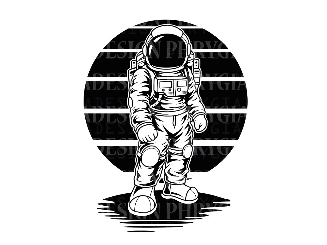 Astronaut Svg Png , Astronaut Clipart , Space Svg , Astronaut Design ...
