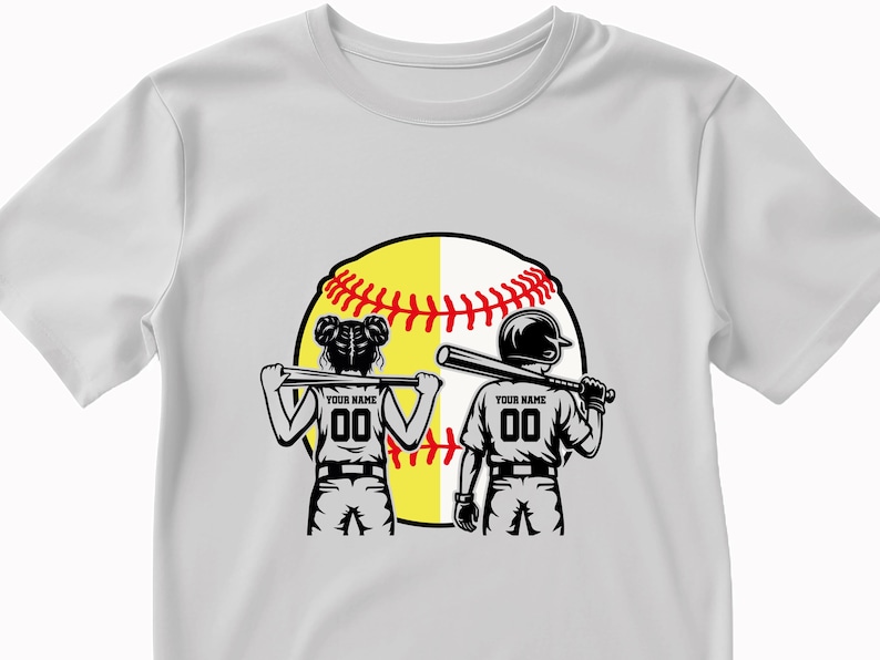 Softball and Baseball Player Svg , Softball Player Svg , Personalized ...