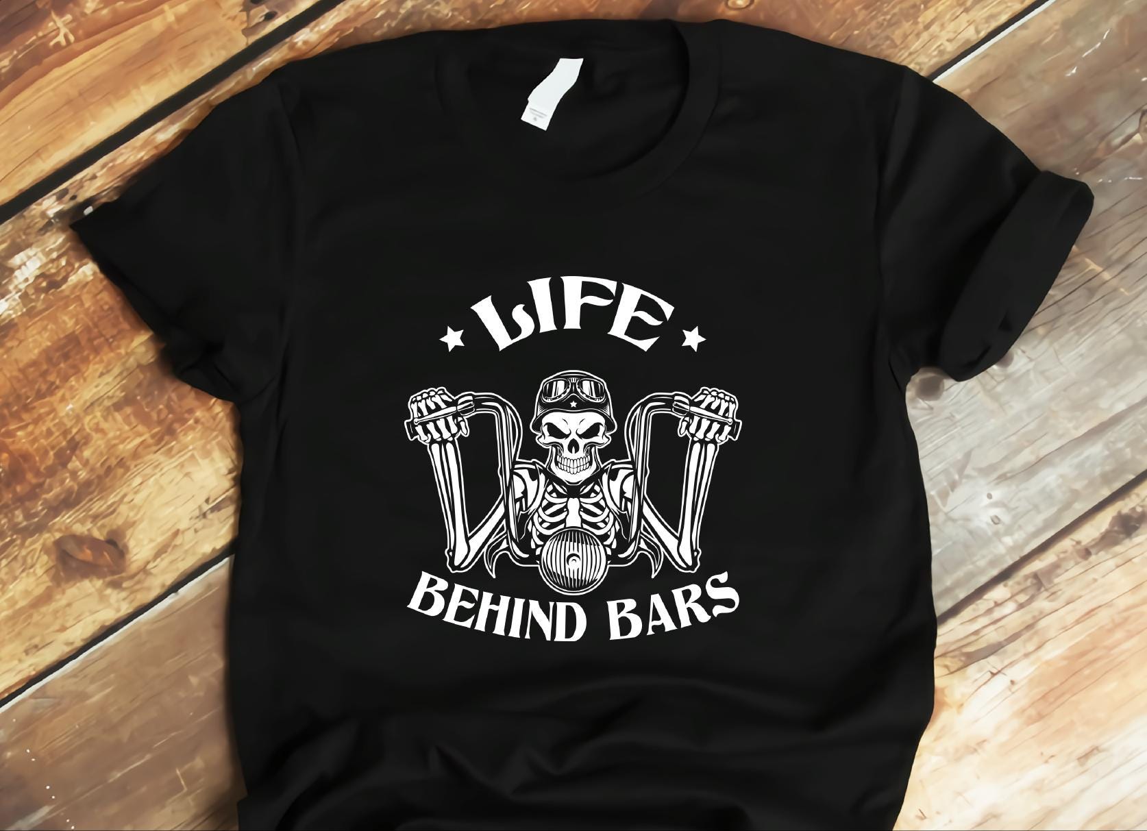 Skeleton Life Behind Bars Svg , Skeleton Drive Motorcycle Svg , Biker ...