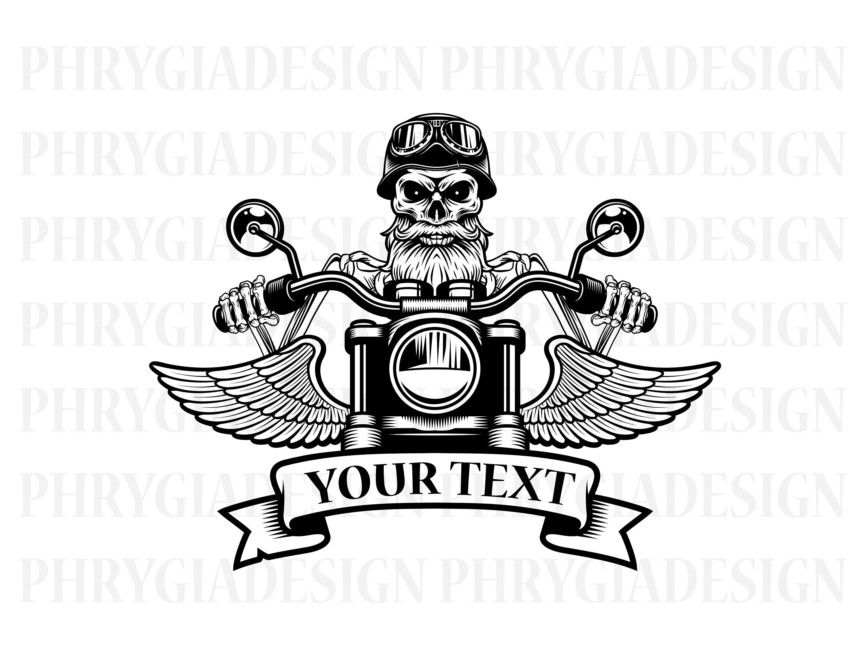 Motorcycle Rider Svg Png , Motorcycle Svg , Motorcycle Skull Svg ...