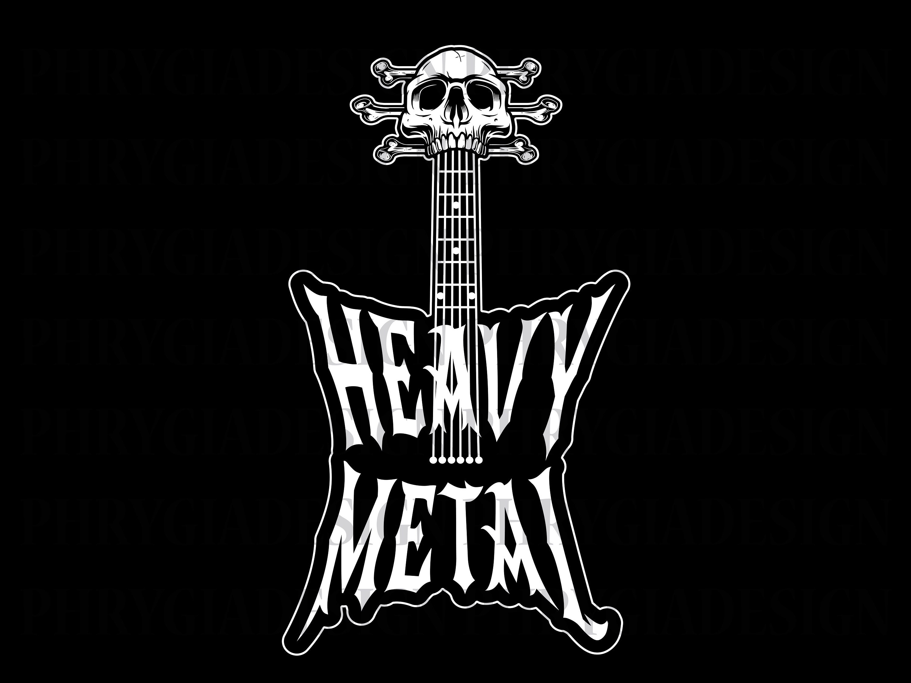Heavy Metal Svg , Metal Music Svg , Death Heavy Metal Svg , Electric ...