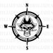 Pirate Compass Svg , Skull Compass Svg , Nautical Svg , Piracy Svg ...