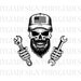 Skull Mechanic Svg , Bearded Skull Svg , Skull Svg , Wrenches Svg ...