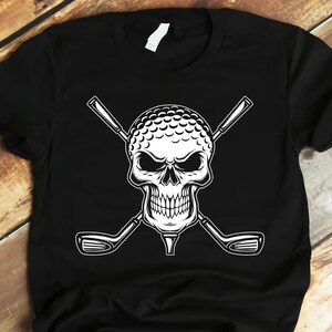Golf Skull Svg , Golf Svg Png , Golfing Svg , Golf Ball Svg , Golf ...