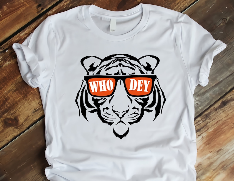 Who Dey Tiger Svg Png Who Dey Svg Tiger Svg Bengals Svg - Etsy