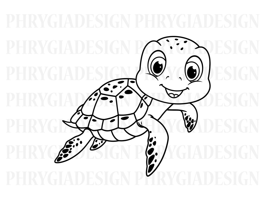 Cute Baby Turtle Svg , Turtle Svg , Sea Turtle Svg , Baby Turtle Svg ...
