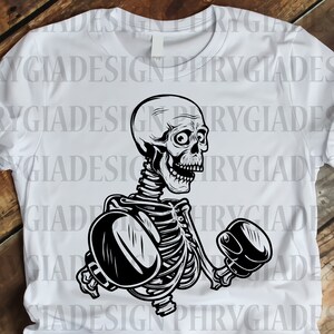 Boxing Skeleton Svg , Skull Boxer Svg , Sports Knockout Fighter Fight ...