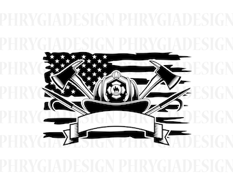 US Fire Fighter Tools Svg | US Fireman Svg | Firefighter Tools Svg | Us ...