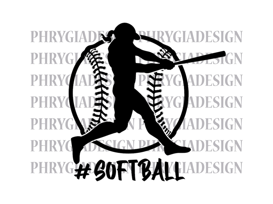 Softball Svg Png , Softball Sport Svg , Softball Clipart , Softball Png ...