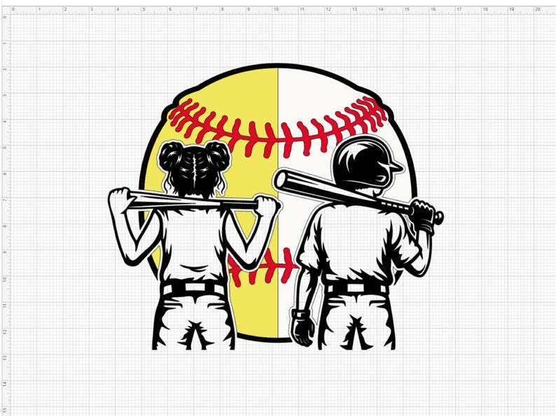 Softball and Baseball Player Svg , Softball Player Svg , Personalized ...