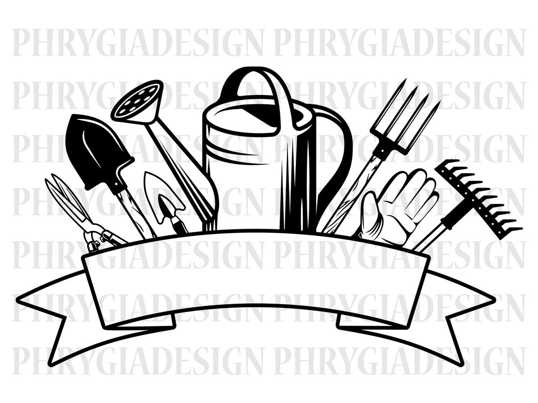 Garden Tools Svg Png Gardening Tools Svg Gardener Svg - Etsy UK