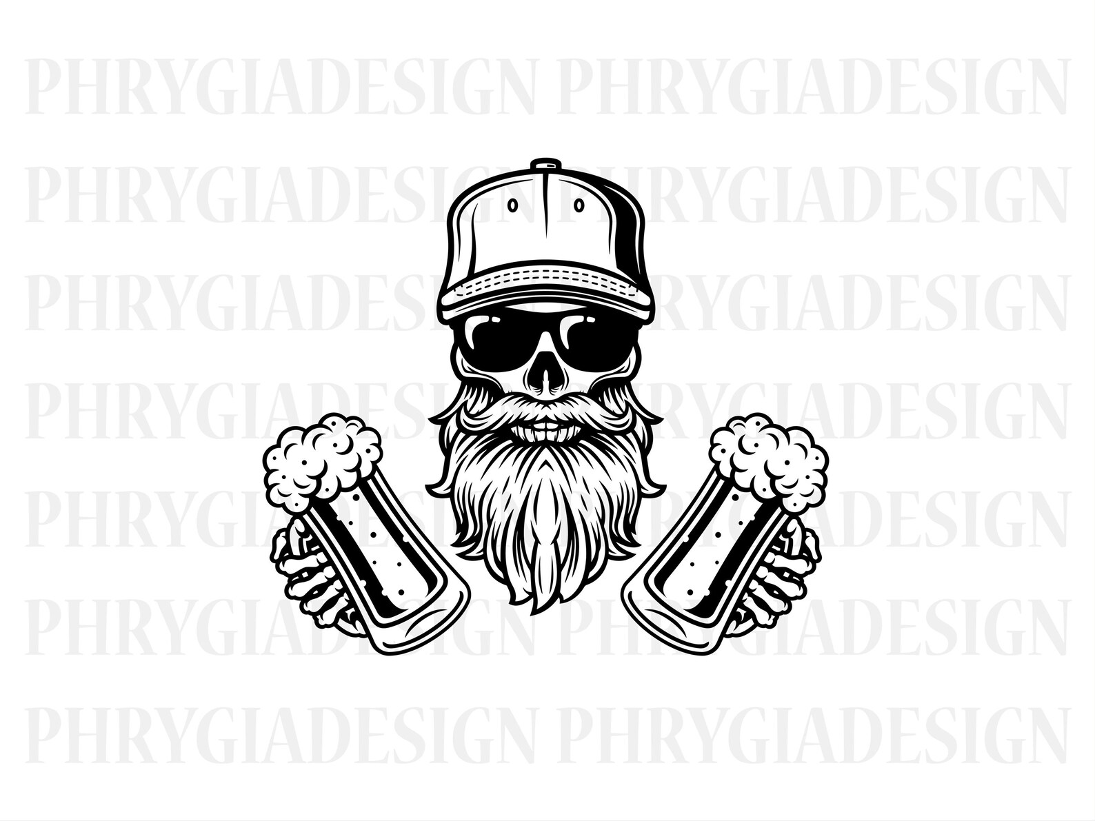 Skeleton Beer Svg , Skeleton Drinking Beer Svg , Beer Svg , Beer Mugs ...
