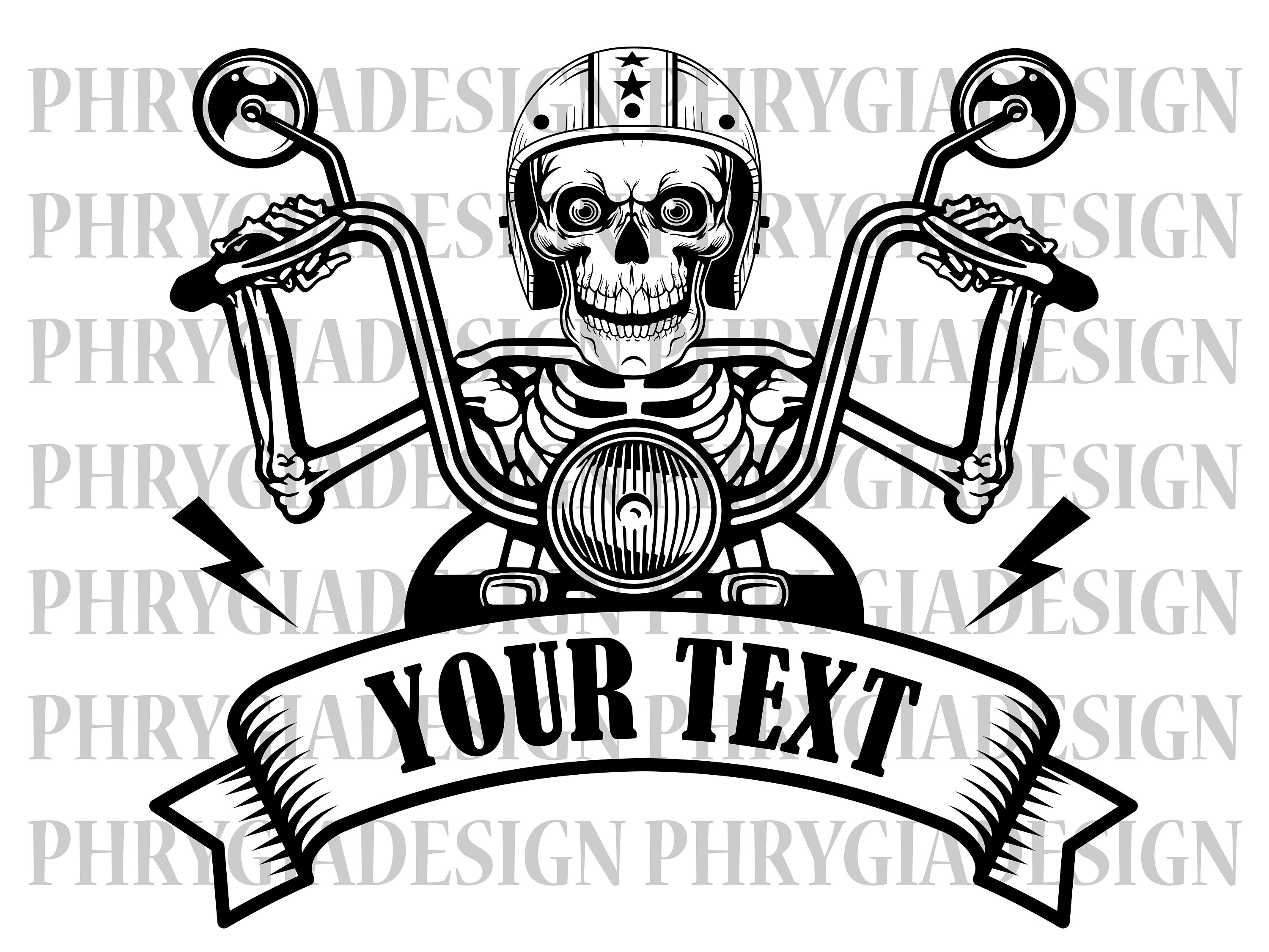 Motorcycle Rider Svg Png Motorcycle Svg Motorcycle Skull - Etsy UK