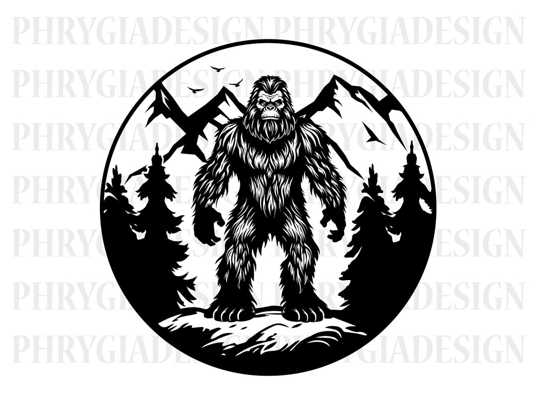 Bigfoot Svg Png , Big Foot Svg , Big Foot Shirt Svg , Yeti Svg , Wild ...