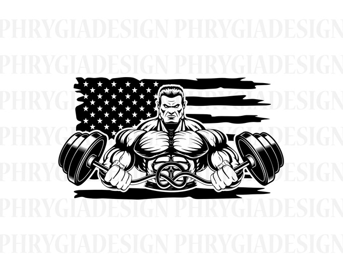 Bodybuilder SVG, Bodybuilding Svg, Bodybuilder Man PNG, Muscle Svg ...