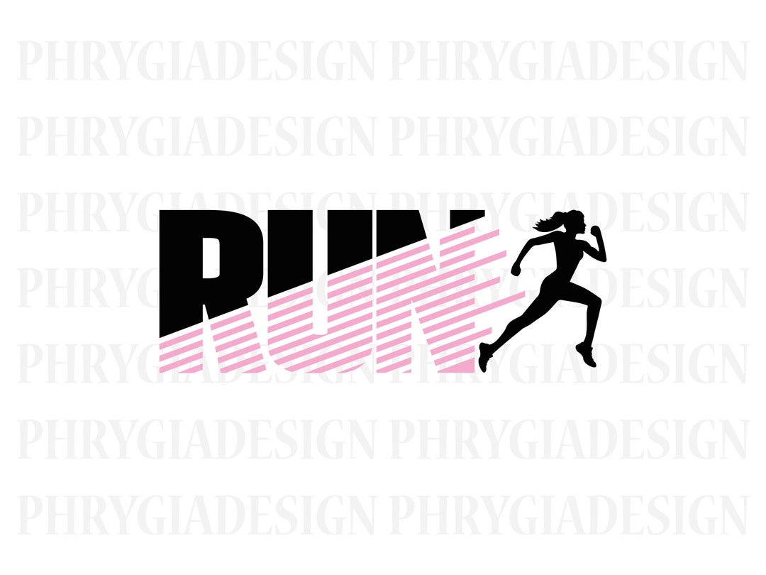 Run Svg , Running Svg , Runner Female Svg , Runner Woman Svg , Runner ...