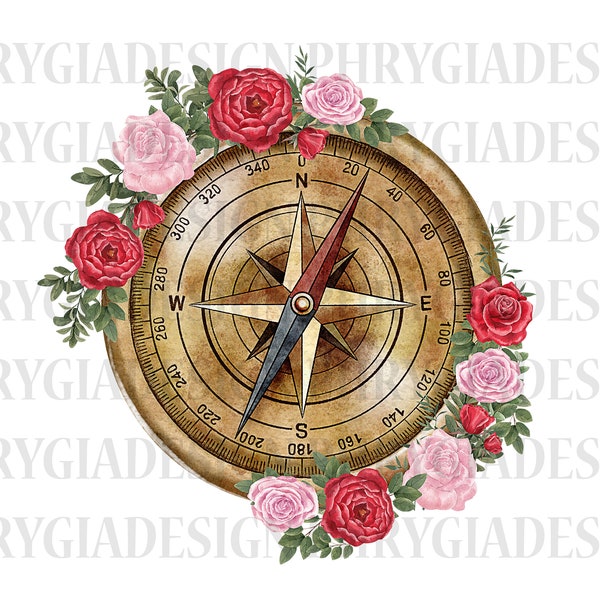 Compass Rose Design - Etsy