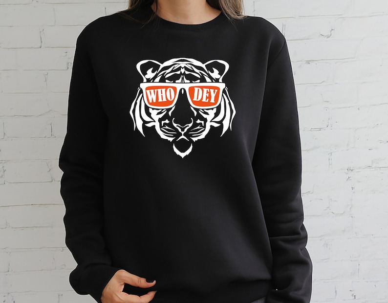 Who Dey Tiger Svg Png , Who Dey Svg , Tiger Svg , Tiger Clipart ...