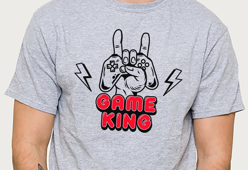 Game King Svg Png Gamer Svg Game Controller Svg Joystick - Etsy