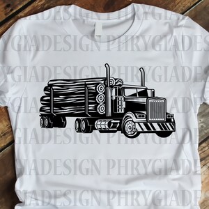 Logging Truck Svg , Logging Truck Clipart , Truck Svg , Logging Truck ...