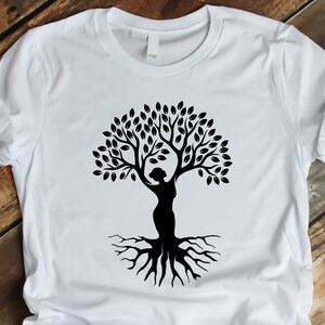Woman Tree Svg , Women Empowerment Svg , Mother Nature Svg , Tree With ...