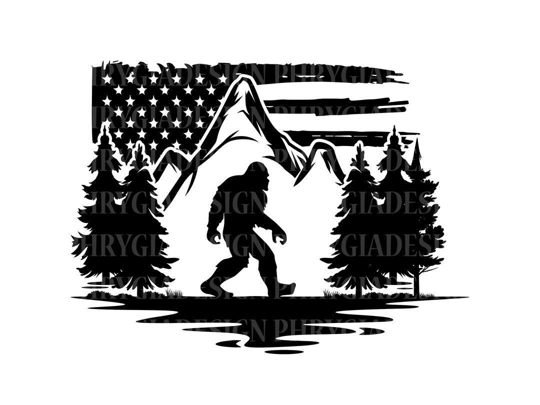 Bigfoot Svg Png , Big Foot Svg , Big Foot Shirt , Wild Monster Svg ...