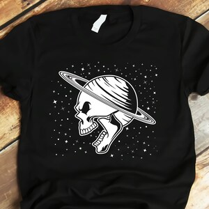 Skull Planet Svg , Saturn Svg , Planet With Rings Svg , Space Svg ...