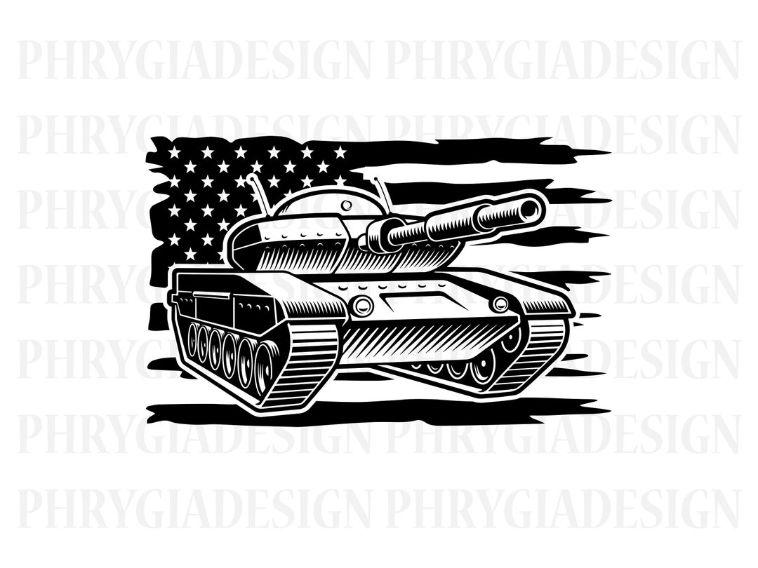 US Military Tank Svg , Military Tank Svg , US War Vehicle , United ...