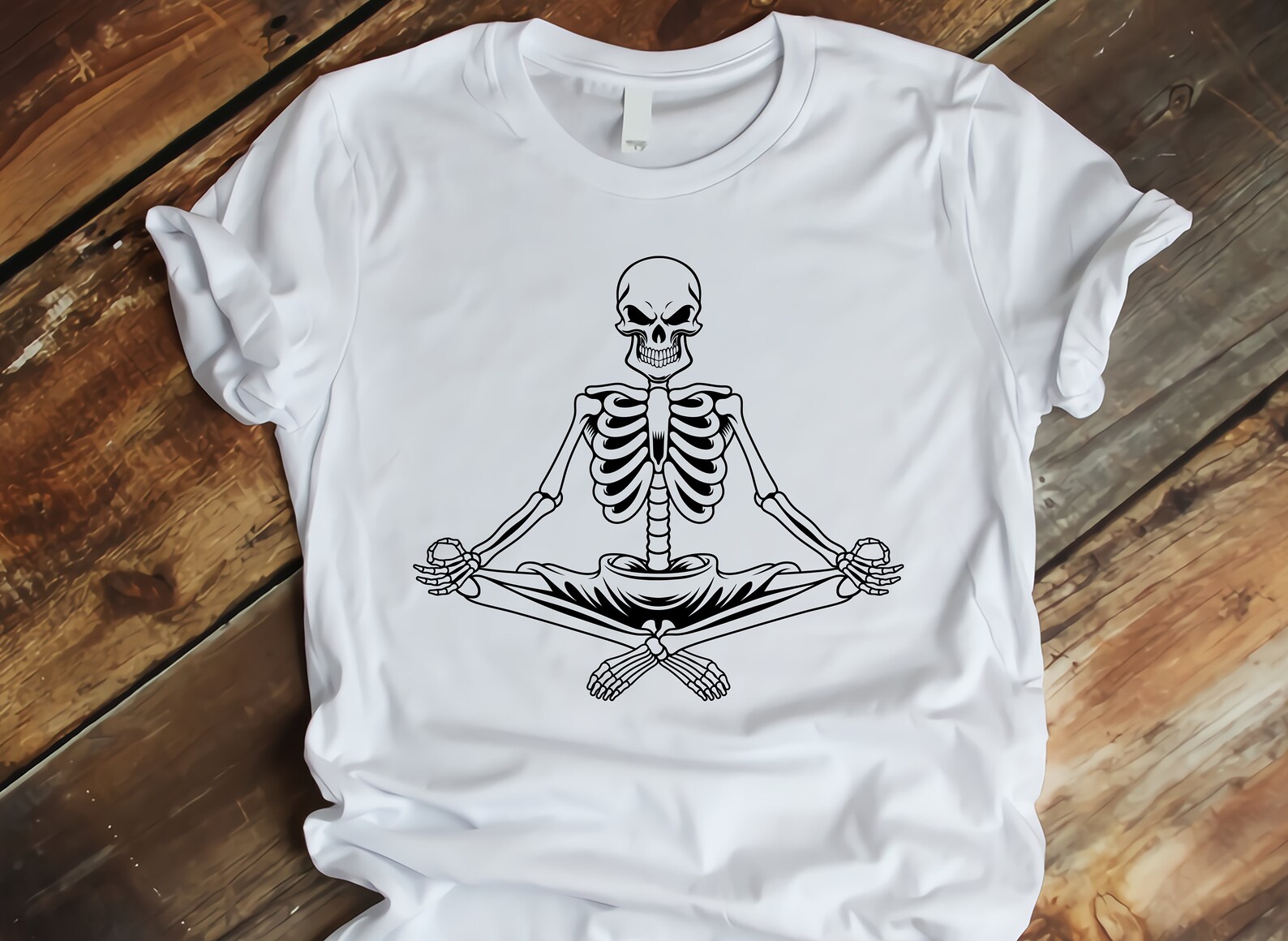 Meditating Skeleton Svg , Yoga Svg , Namaste Svg , Meditate Meditation ...