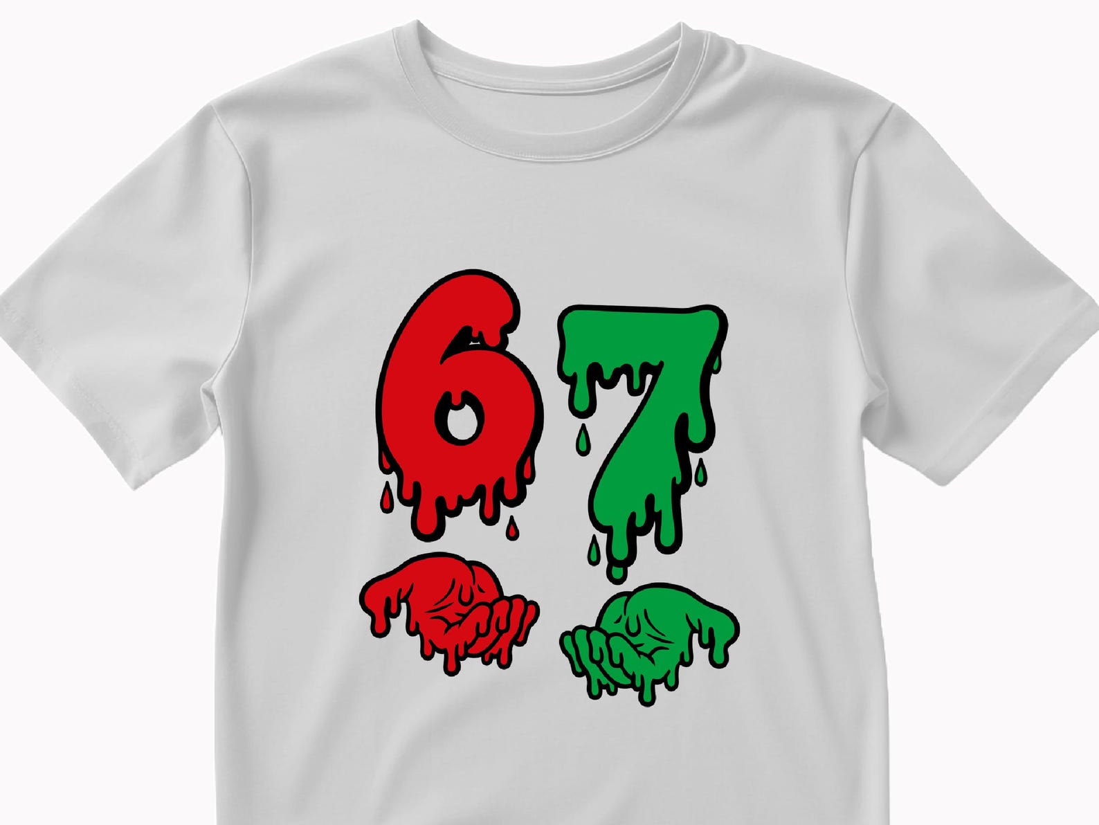 67 Drip Svg Png , Six Seven Svg , 67 Dripping , 67 Hands Svg , 67 Meme ...