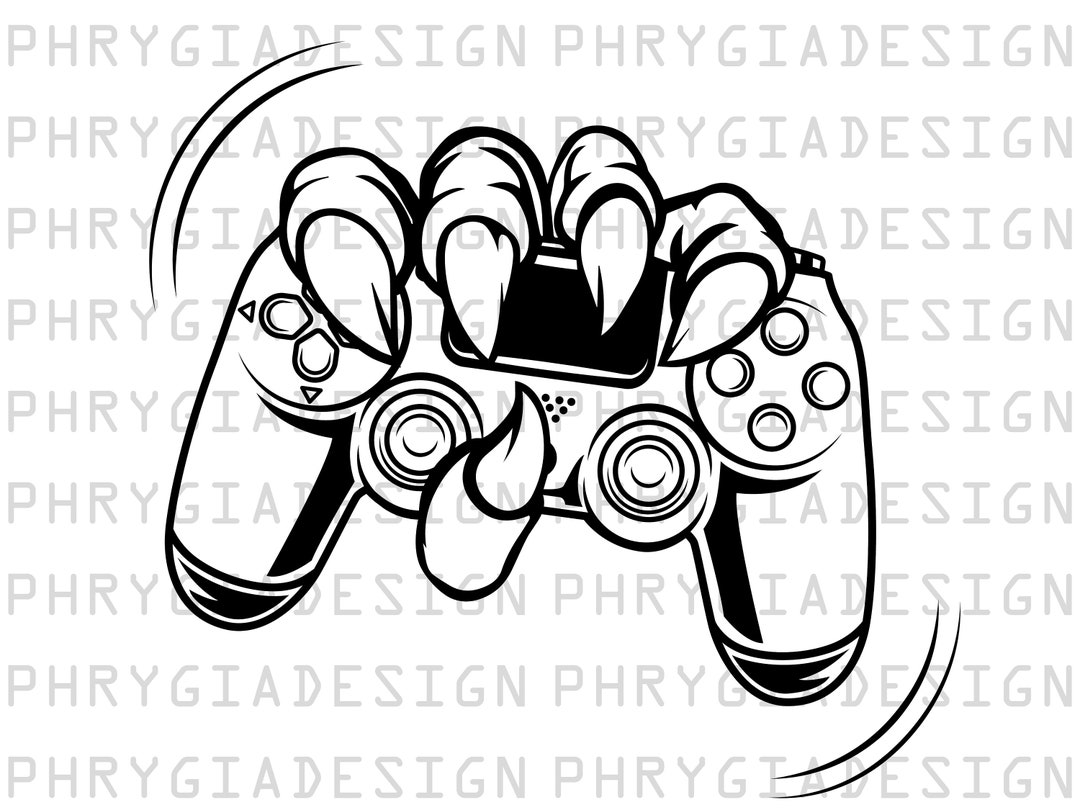 Game Controller Svg Png , Gamer Svg , Joystick Svg , Monster Claw Svg ...