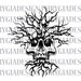 Skull Tree Svg , Oak Tree Svg , Leafless Tree Svg , Skull Svg , Tree ...