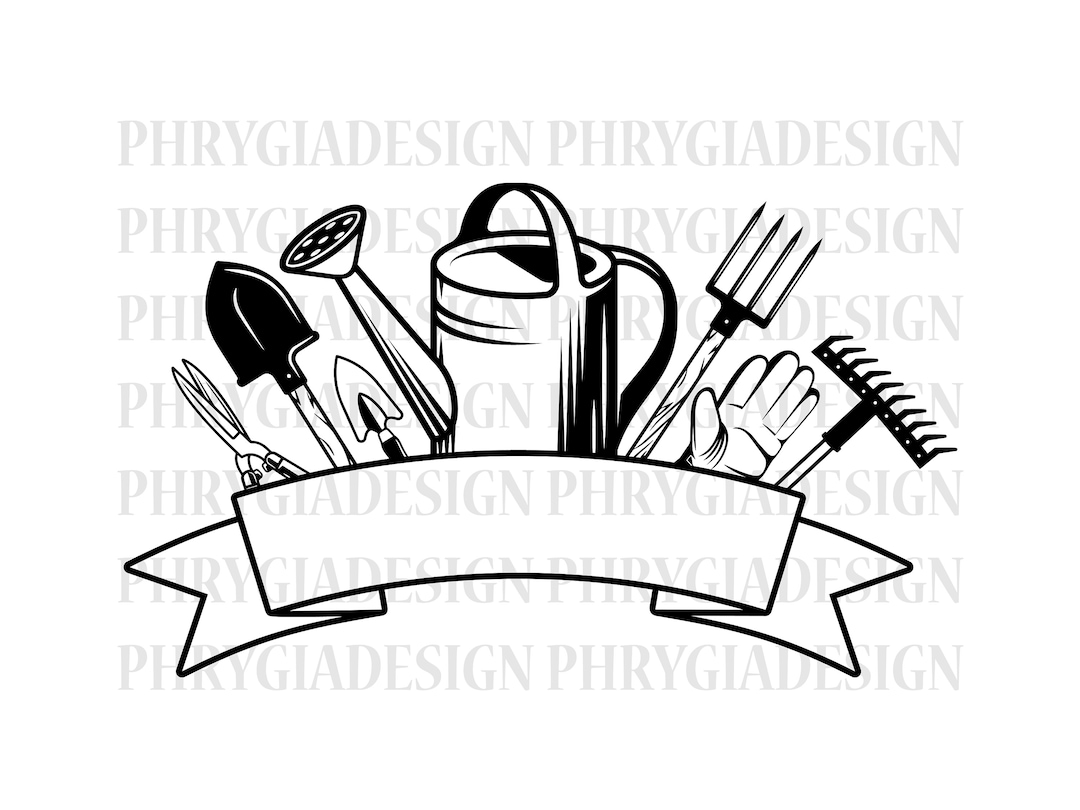 Garden Tools Svg Png , Gardening Tools Svg , Gardener Svg , Farm Tools ...