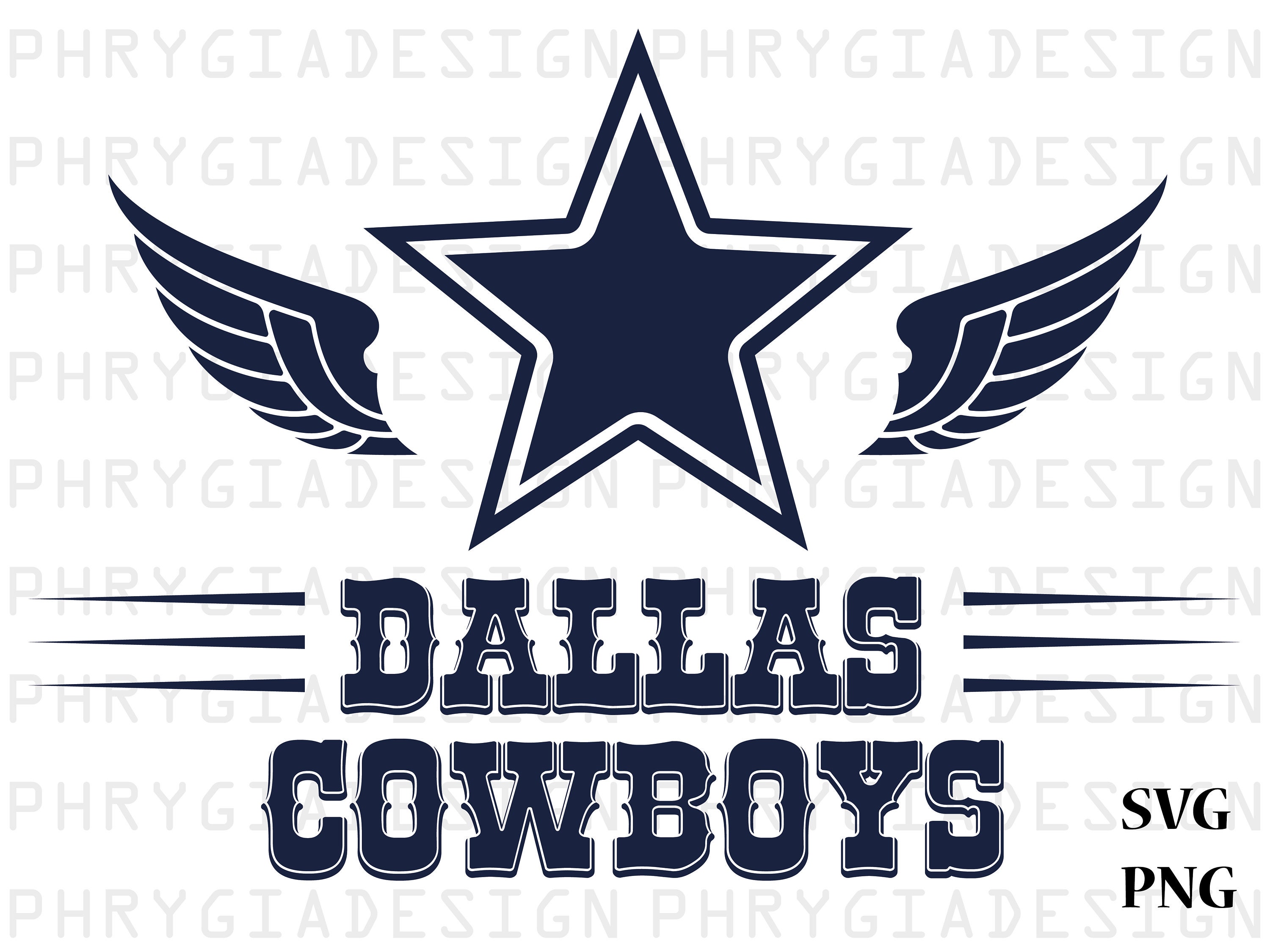 Cowboys Star Svg Png Football Team Svg Cowboy Clipart - Etsy Australia