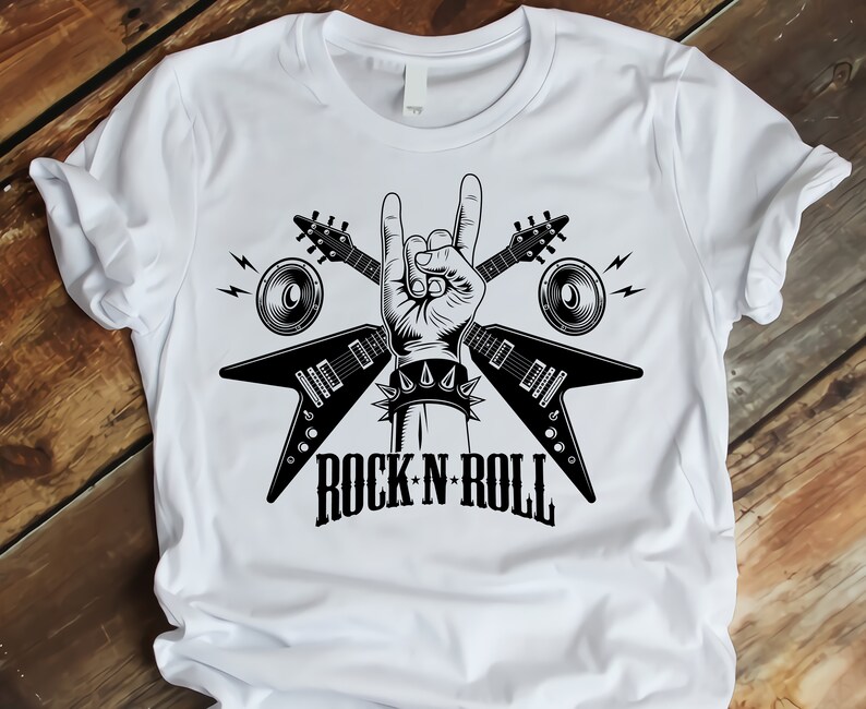 Rock and Roll Svg Png Rock and Roll Music Svg Rock Hand - Etsy