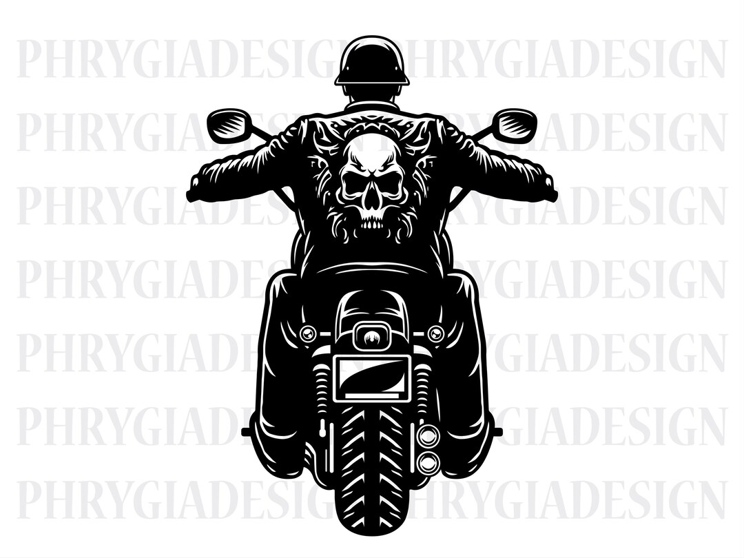 Motorcycle Rider Svg , Classic Motorcycle Svg , Chopper Svg , Biker Dad ...