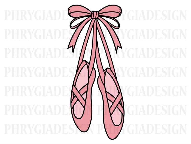 Ballerina Shoes Svg , Hanging Ballerina Shoes Svg , Ballet Shoes Svg ...